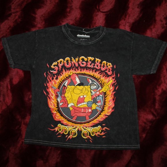 Nickelodeon | Tops | Spongebob Crop Top | Poshmark